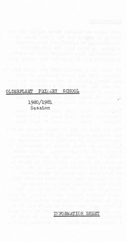 Olderfleet – The First 100 Years by Mrs McCarlie